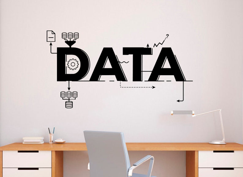 Data Analytics Wall Decal Vinyl Sticker Business Growth Home | Etsy