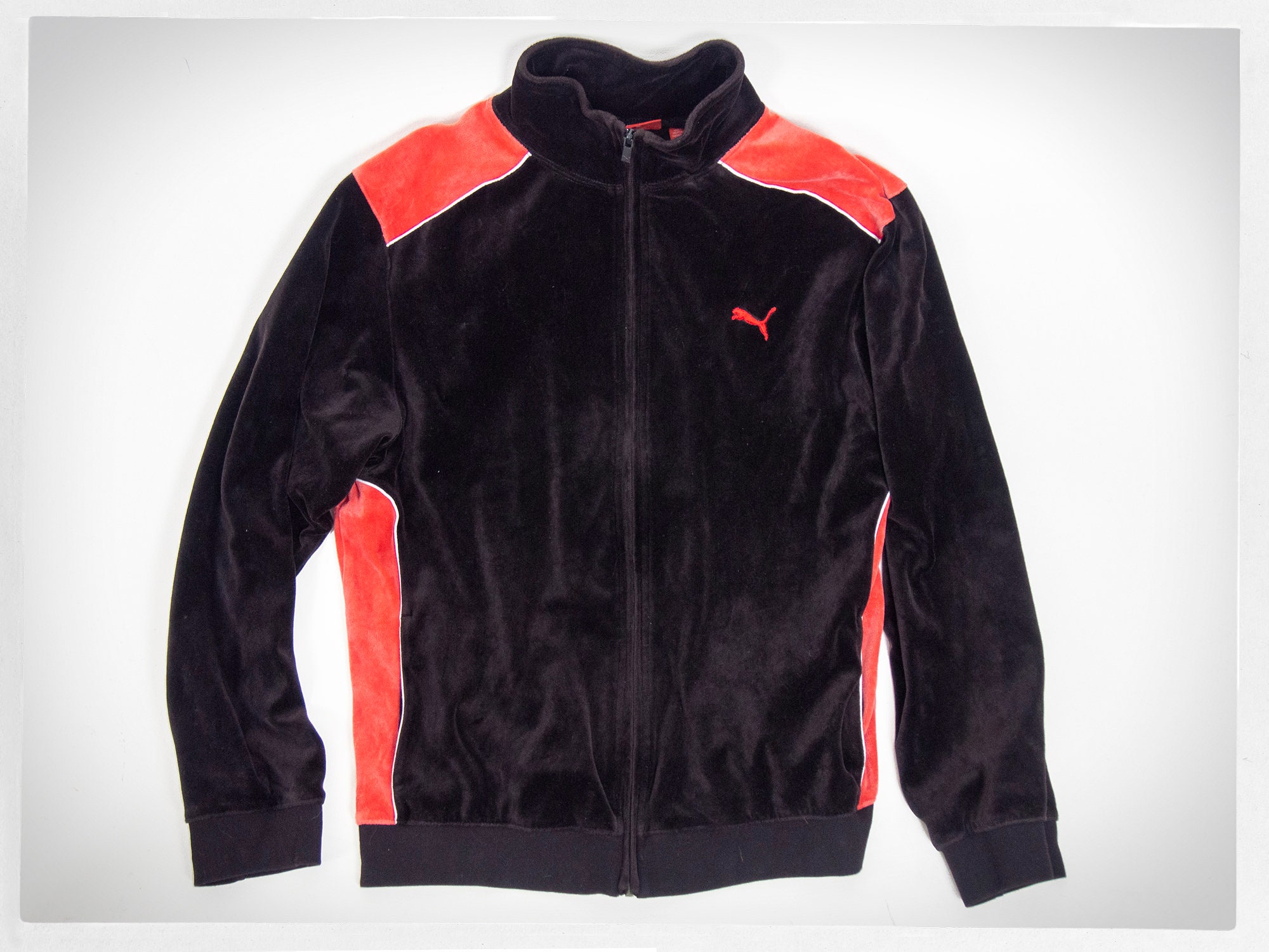 Retro Track Jacket Retro PUMA Velour Jacket 70s Style Track | Etsy