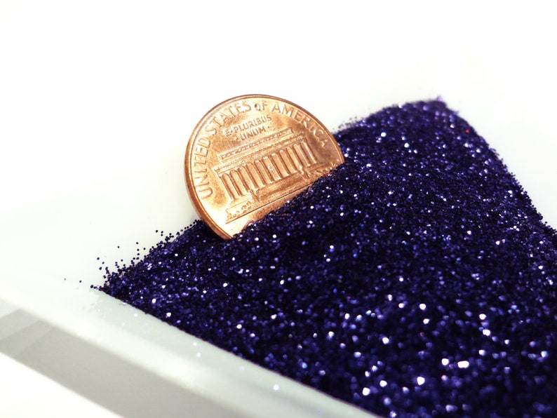 Midnight Blue Loose Ultra Fine Glitter .008 Hex 0.2mm | Etsy