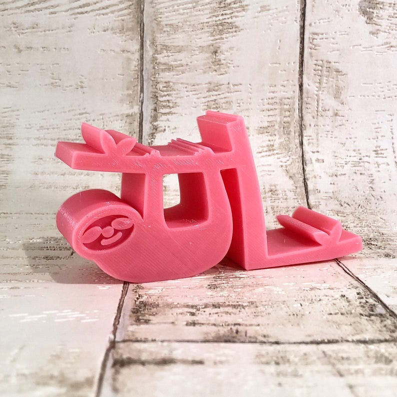 Sloth Mobile iPad Phone Stand Madagascar Lover Desk | Etsy