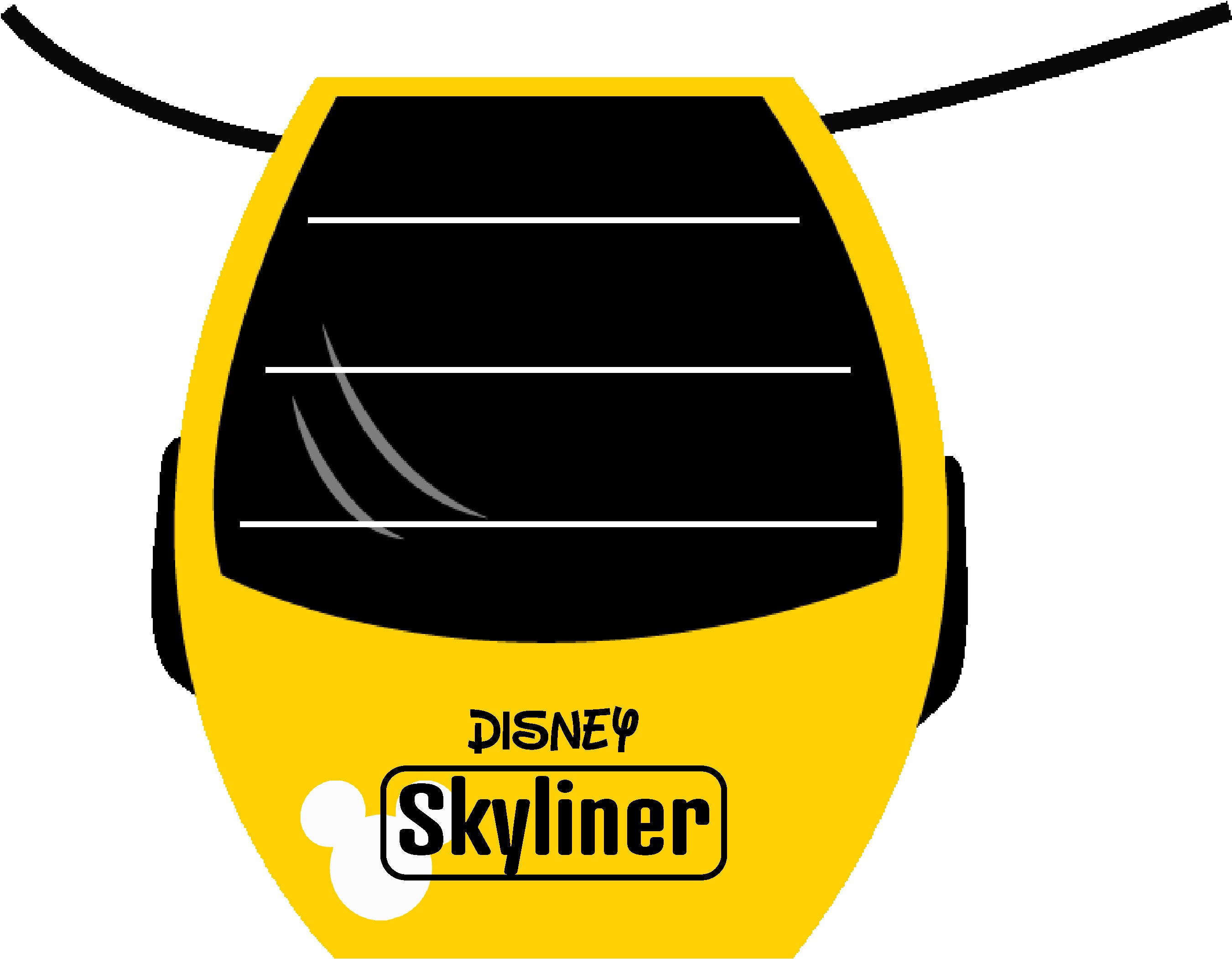 Clip Art Scrapbook Disney Skyliner Digital Disney World | Etsy