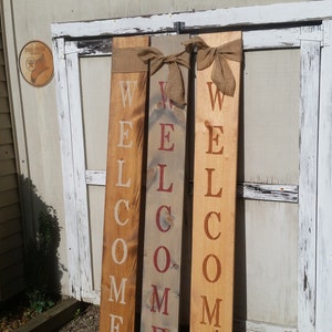 Welcome Sign Tall Welcome Sign 6 Feet Tall Welcome Sign | Etsy