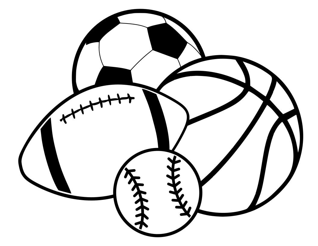 Sports Balls Basketball Soccer Football Baseball svg | Etsy