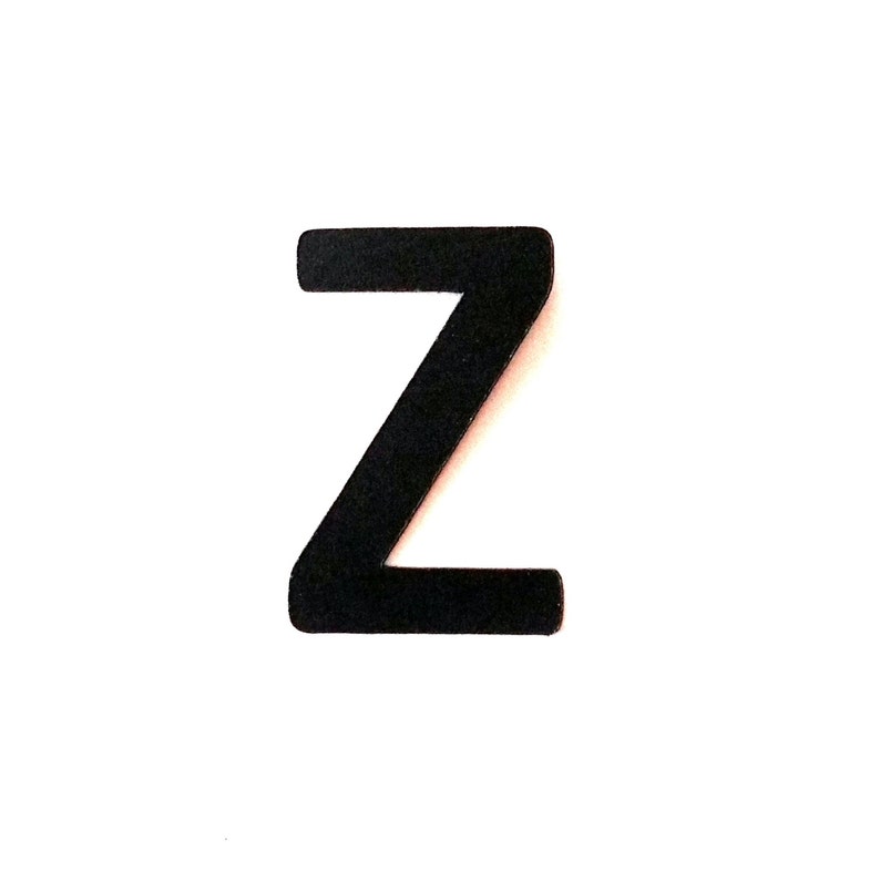 20 Pack Letter Z Shape Letter Z Cut Outs Paper Z Cut Out | Etsy