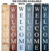 Oversized WELCOME SIGN Huge RUSTIC Wood welcome sign front | Etsy