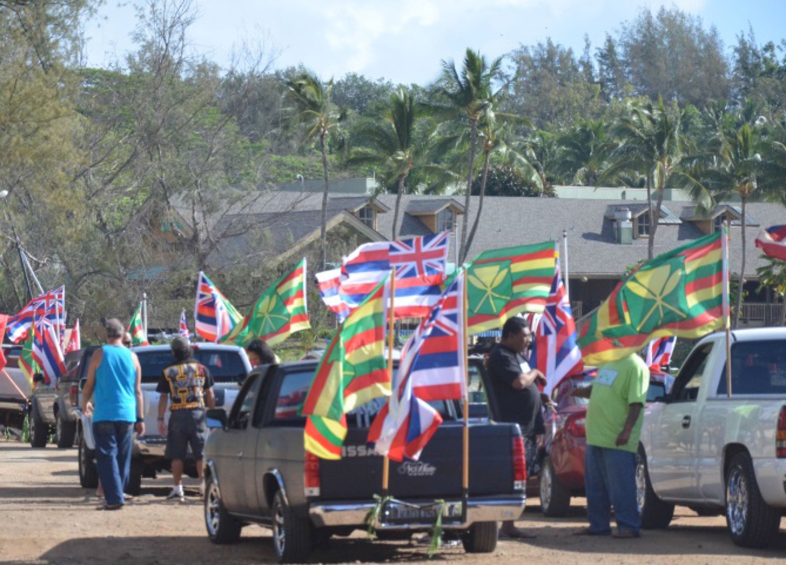 Large kanaka maoli flags | Etsy