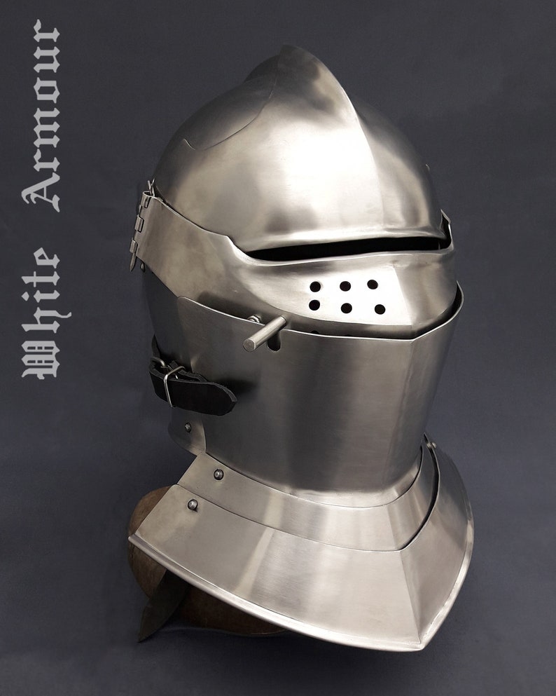 Italian Armet helmet SCA LARP fantasy helmet knight armor helm | Etsy