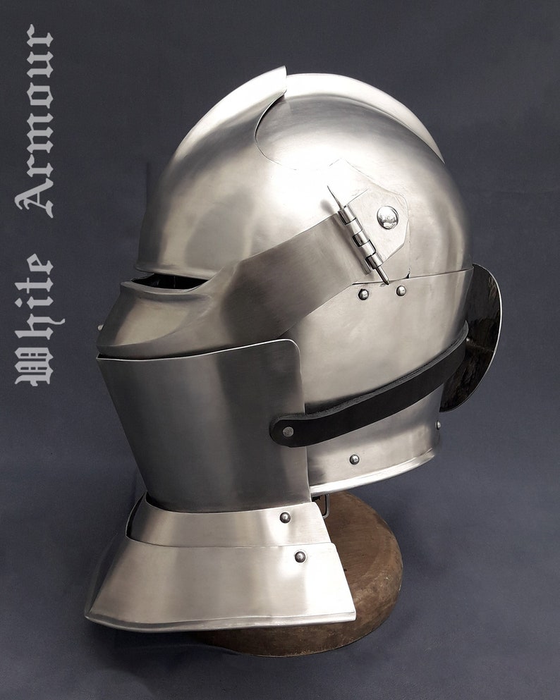 Italian Armet helmet SCA LARP fantasy helmet knight armor helm | Etsy