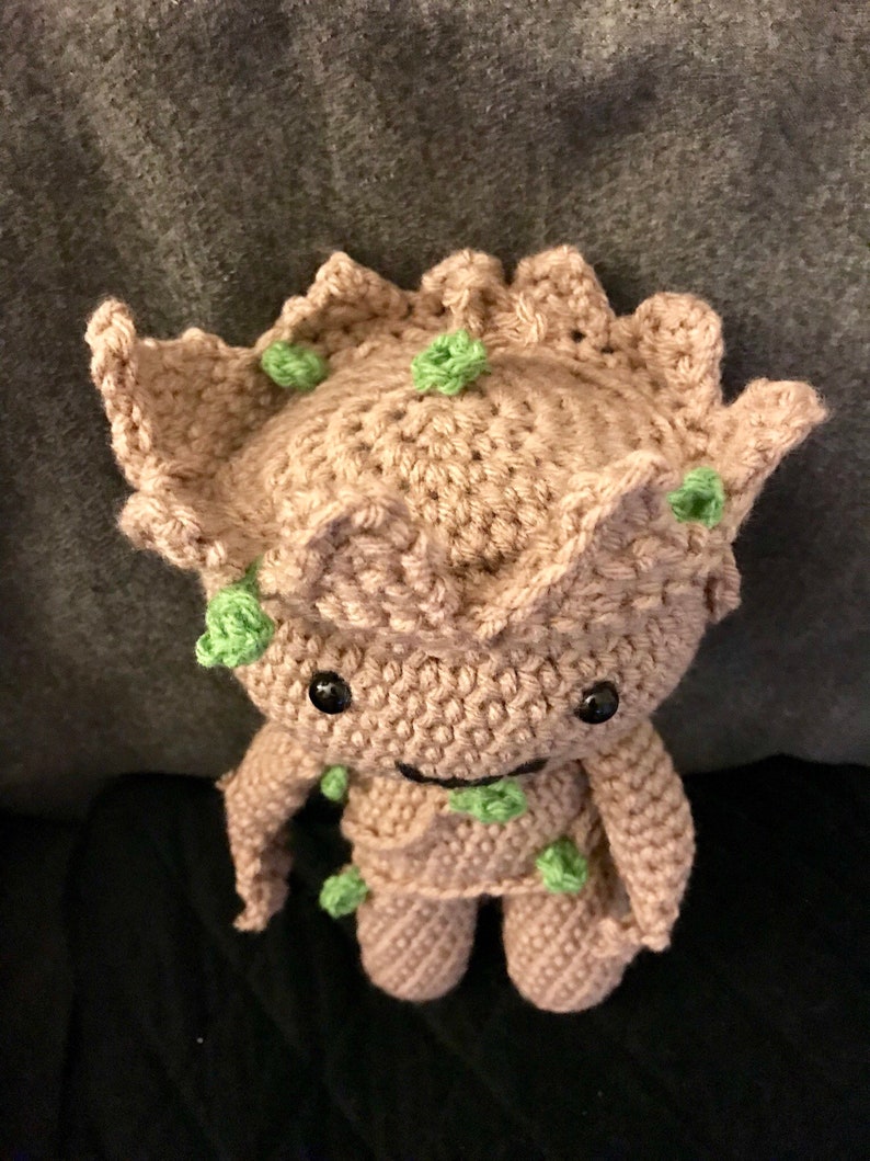 Baby Groot Crocheted Stuffed Toy // Amigurumi // Guardians of | Etsy