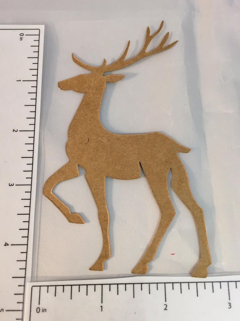 Tim Holtz Die Cuts Prancing Deer Set of Ten Sizzix | Etsy