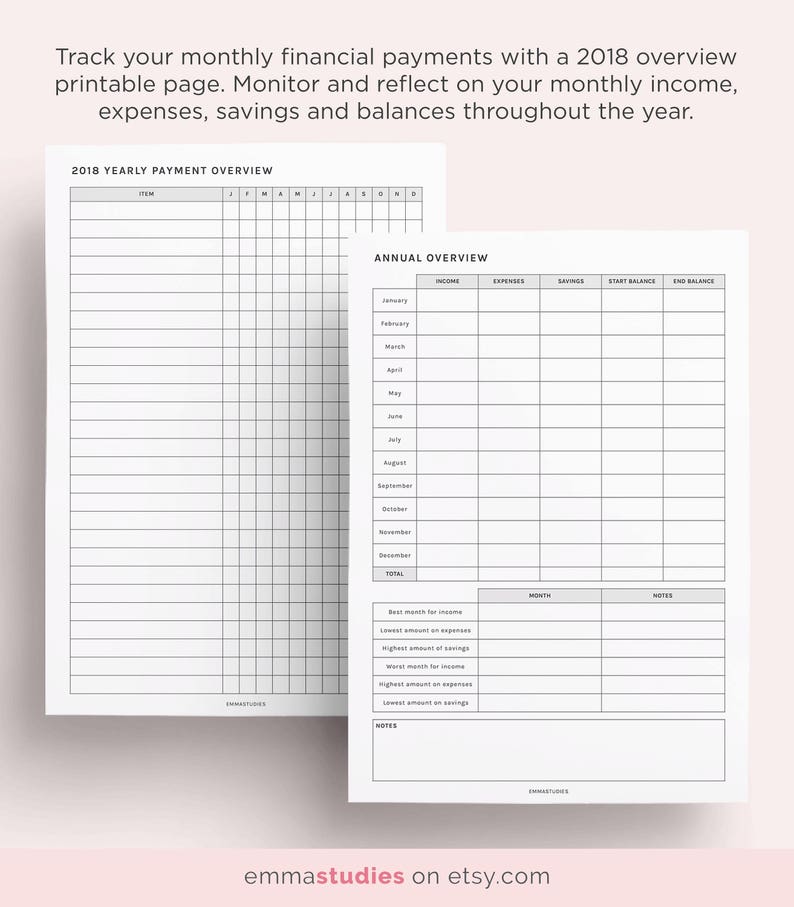 Student Financial Planner Printable Pack College Etsy Student Financial Planner Printable Pack College Etsy