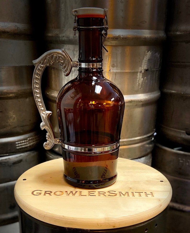 3 Liter Gothic Handle German Beer Growler | Etsy
