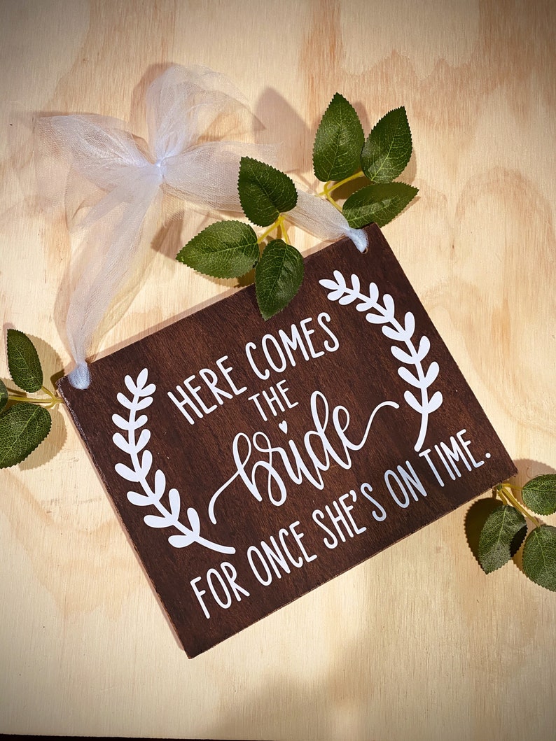 Customized ring bearer & flower girl signs | Etsy