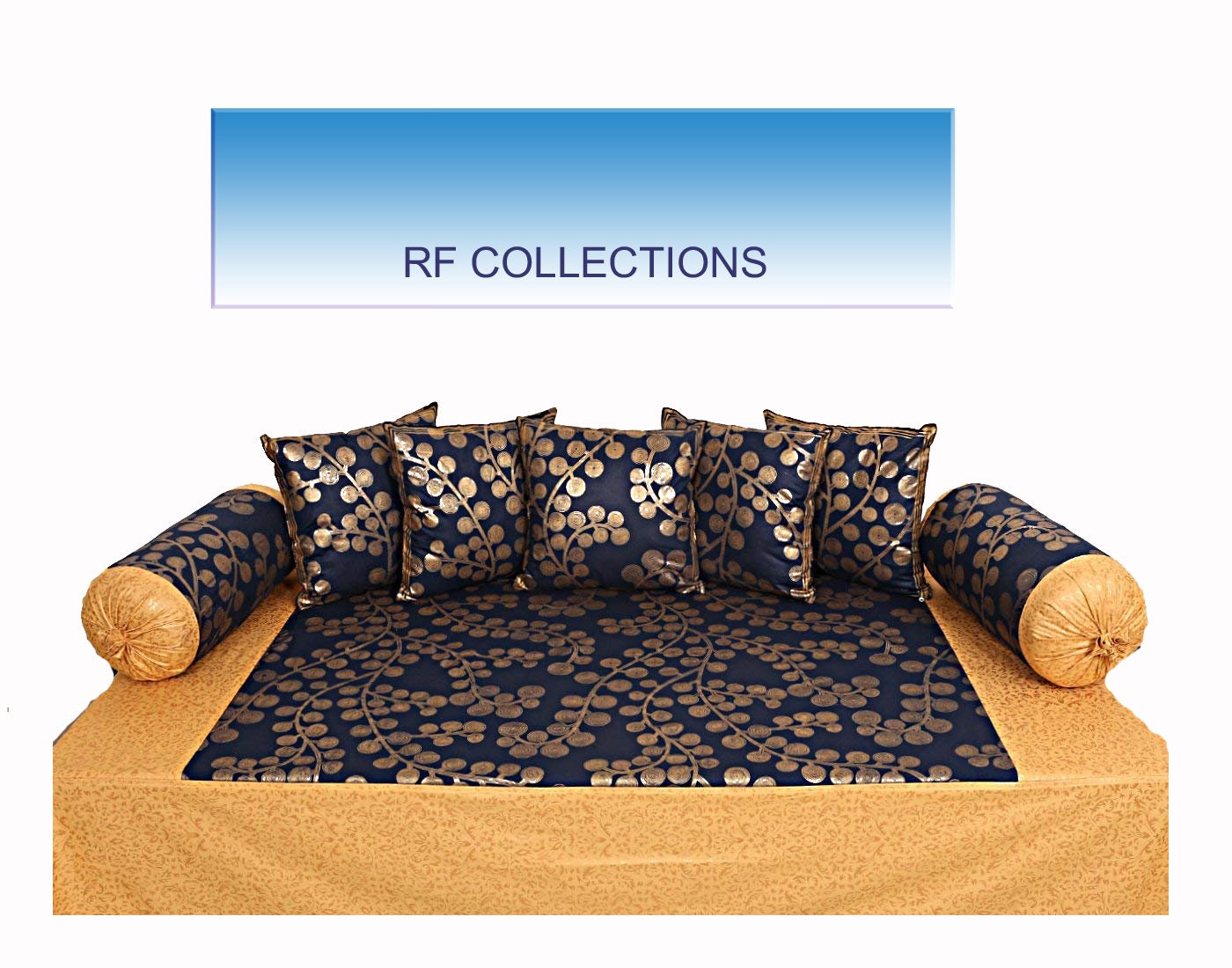 Indian Rajasthani Jaipuri Diwan Sets of 1 Bed Sheet2 Bolster | Etsy