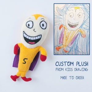 Plushie from author character Commission toy from book cartoon | Etsy