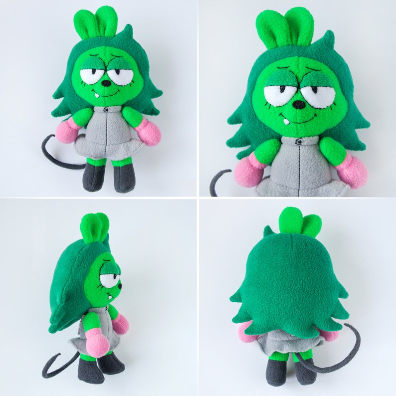 Plushie from author character Commission toy from book cartoon | Etsy