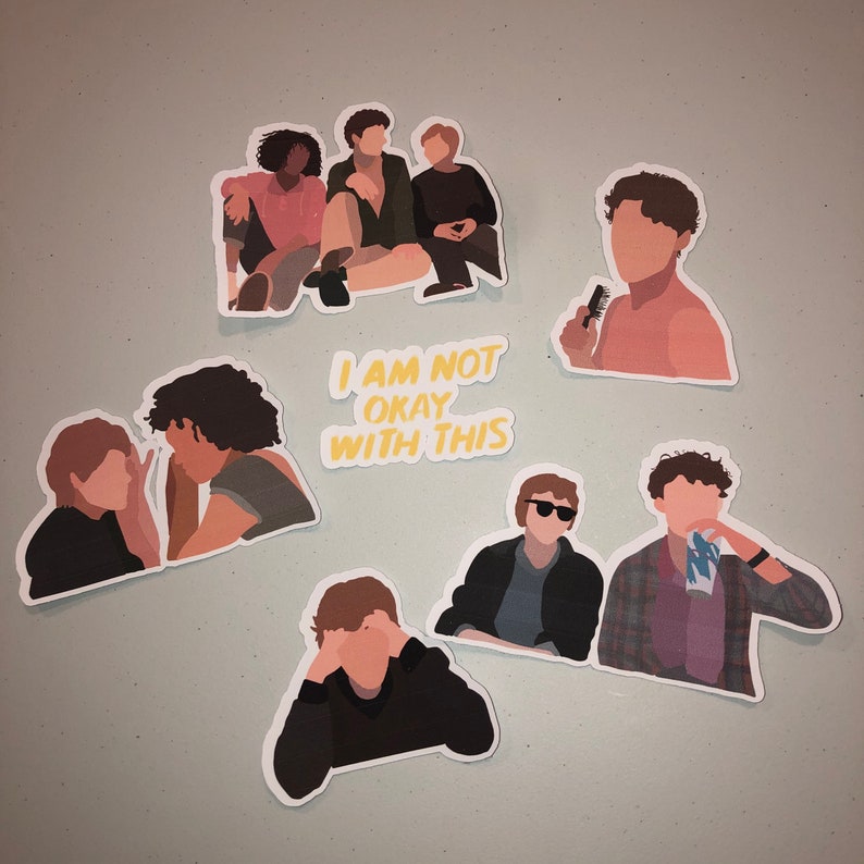 I Am Not Okay With This Sticker Pack | Etsy