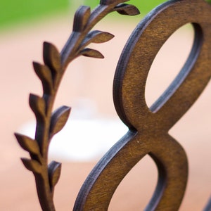 Table Numbers Rustic Wood Wedding Decor Table Decor Event | Etsy