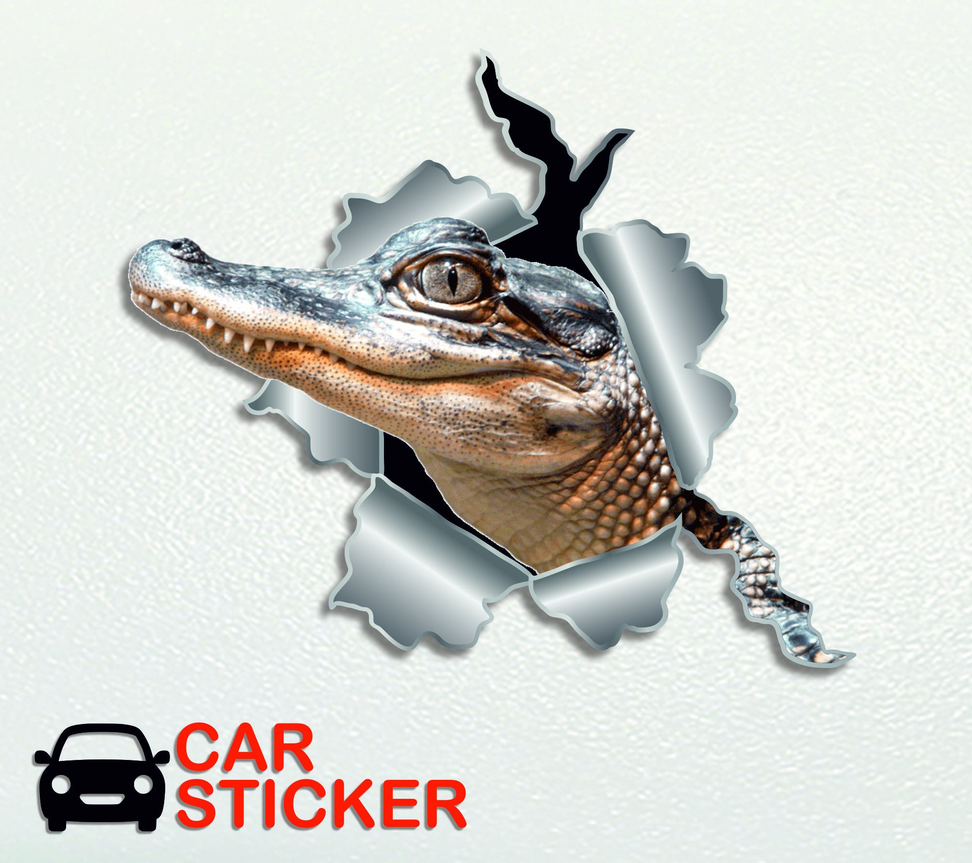 Car sticker Alligator sticker Car decor Crocodile sticker | Etsy