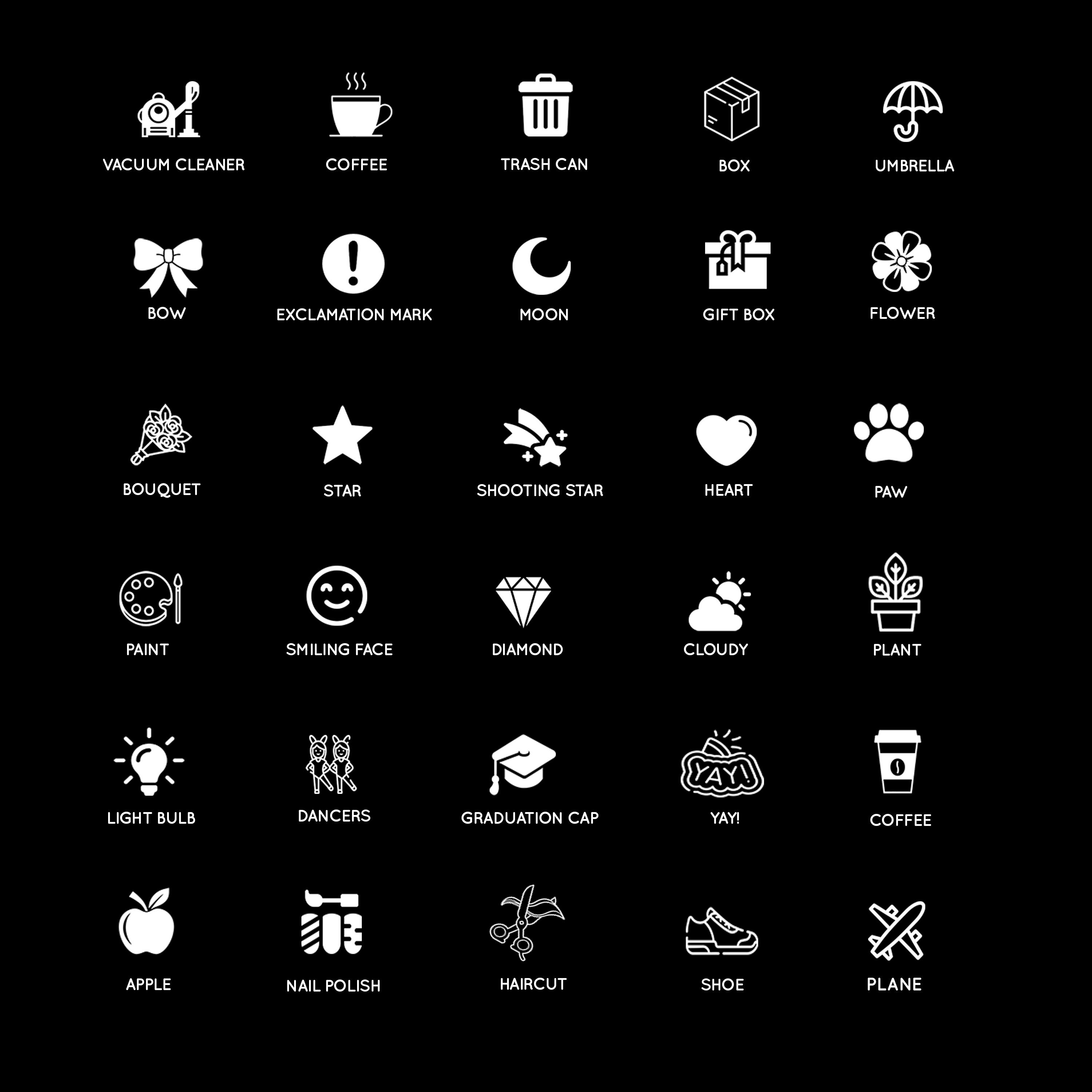 Mini Icon Sticker | Etsy