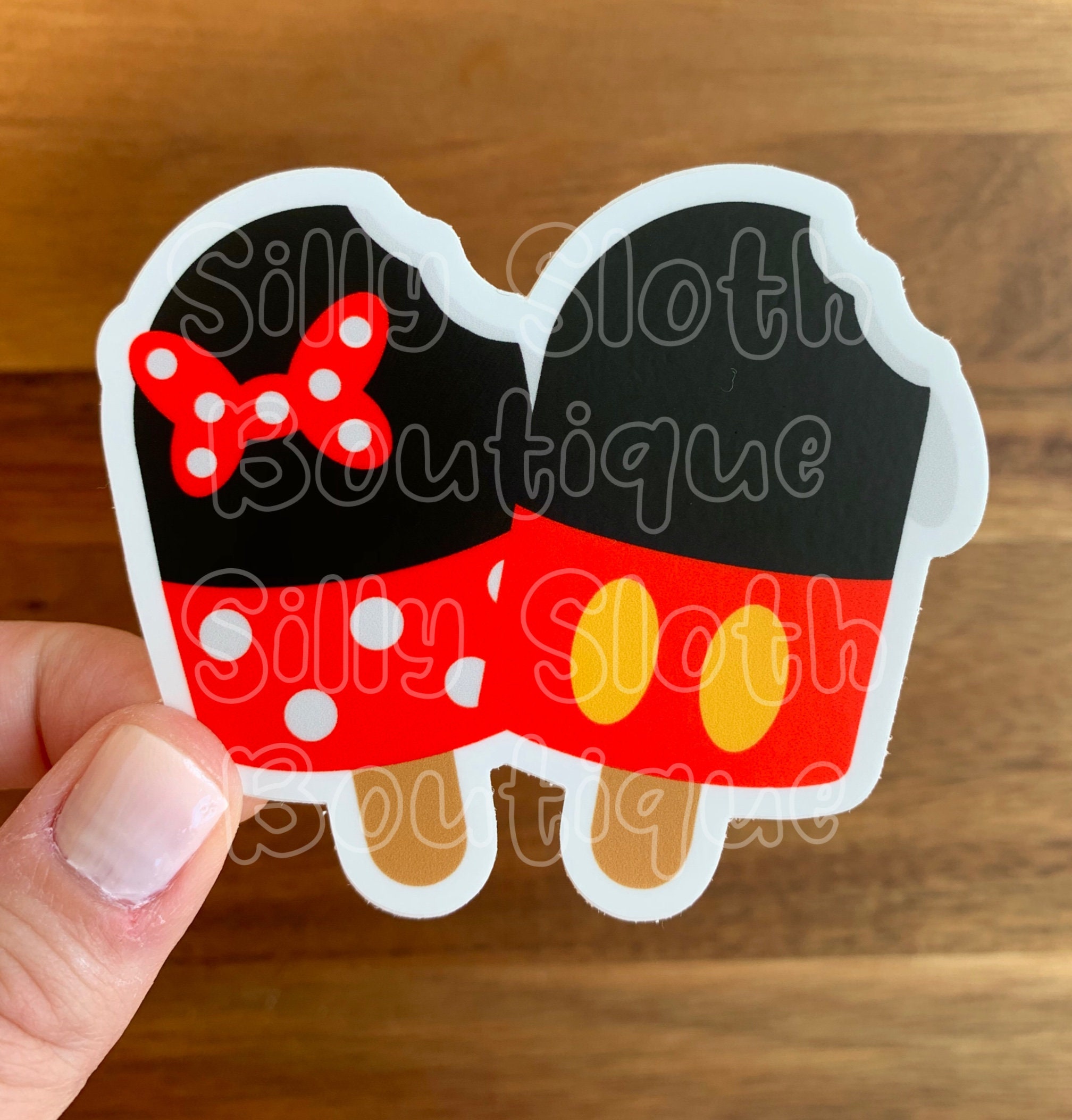 Disney Mickey Minnie Mouse Popsicle 3x2.57in Vinyl Waterproof | Etsy