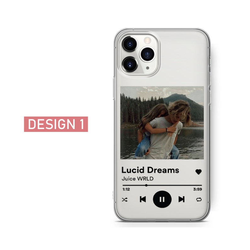 Custom Music Plaque Phone Case / Music Player Song Cover for | Etsy