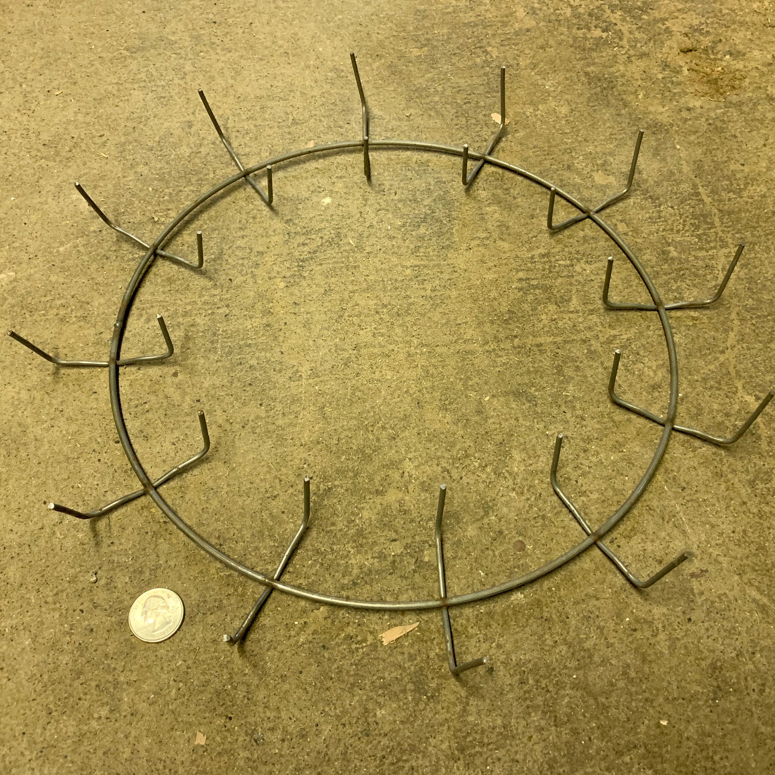 Wire Wreath Ring 12 Clamp-on | Etsy