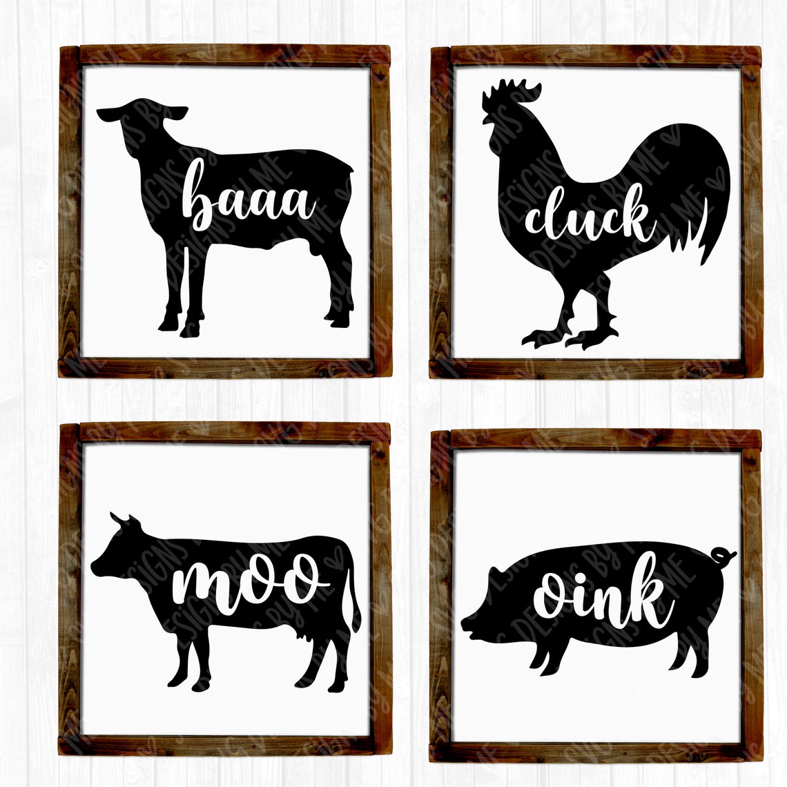 Farm Animals SVG Farm Animals Sign SVG Cow Pig. Sheep | Etsy