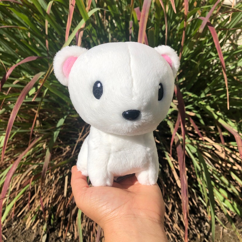 Snowy Bear Plush Polar bear plushie bear stuffed animal | Etsy