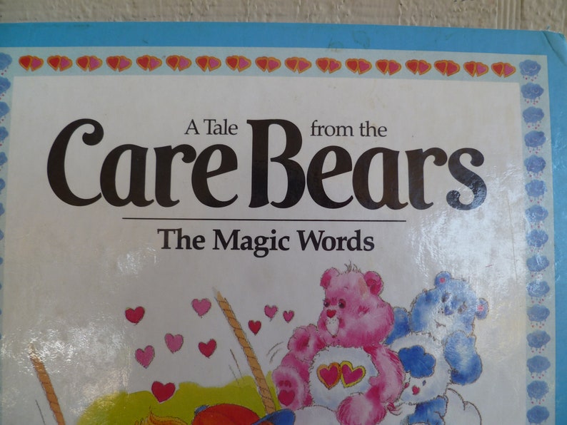 Vintage Care Bears Book The Magic Words 1984 | Etsy