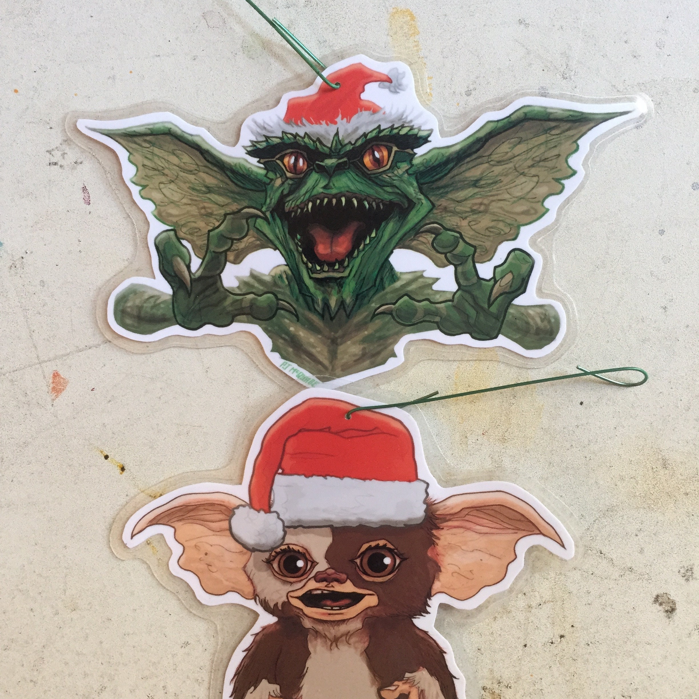 GREMLINS Combo Set CHRISTMAS ORNAMENTS | Etsy