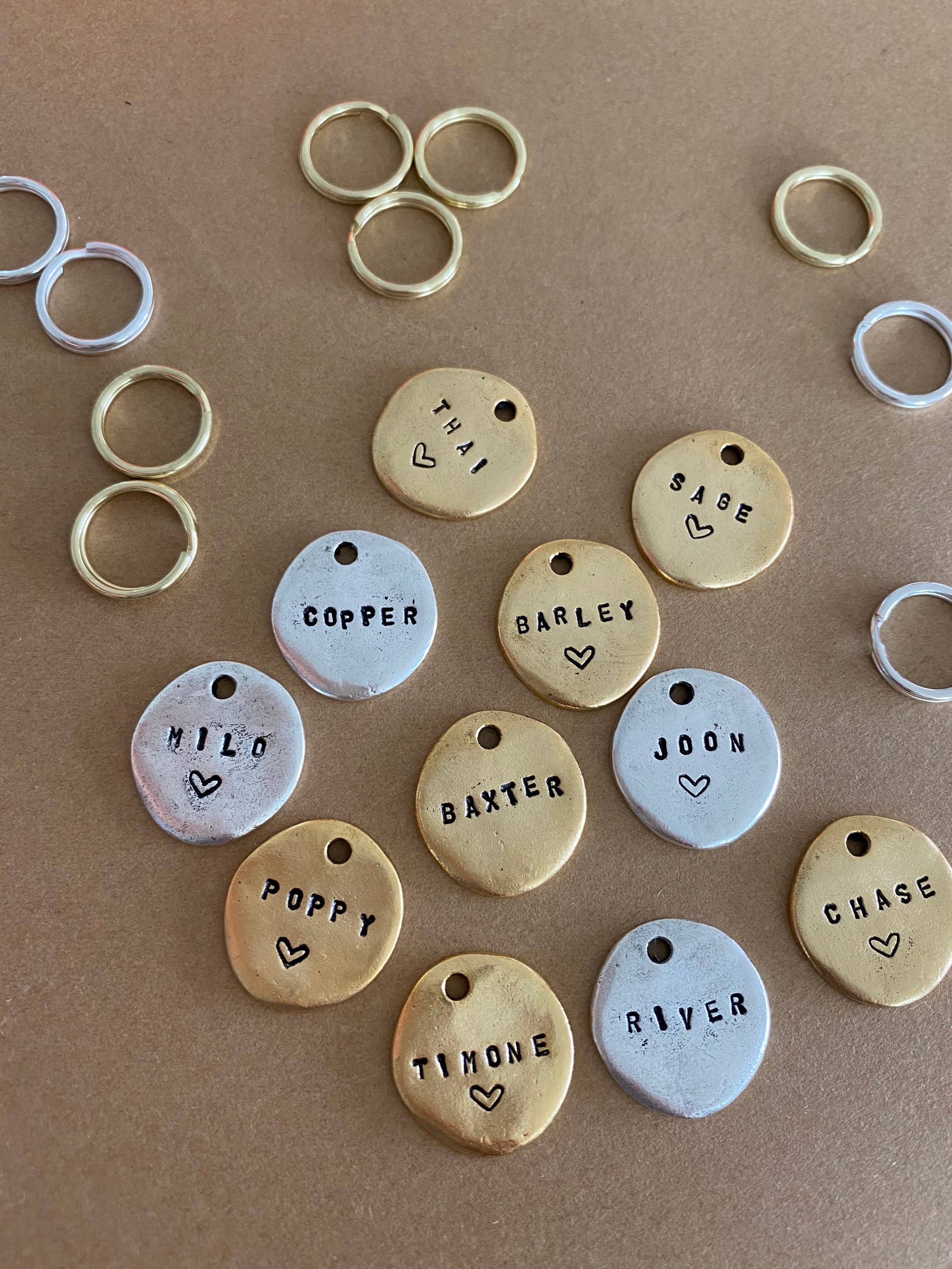 Handmade dog tags | Etsy