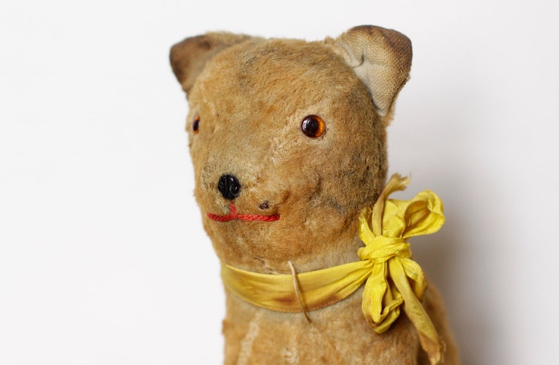 Antique Victorian Plush Cat Vintage Stuffed Animal Toy | Etsy