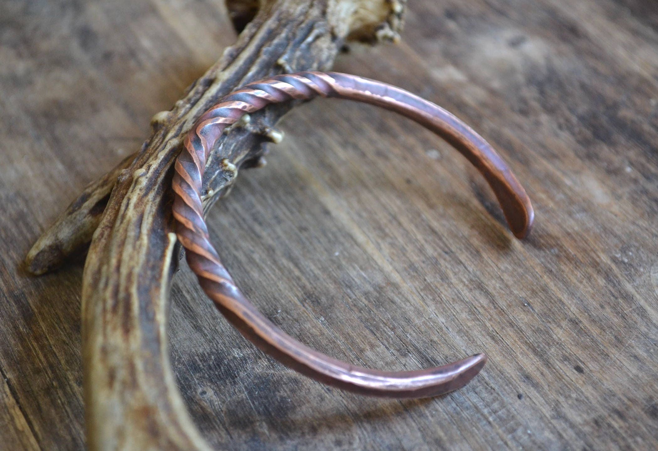 Men's copper bracelet simple men's copper bracelet | Etsy