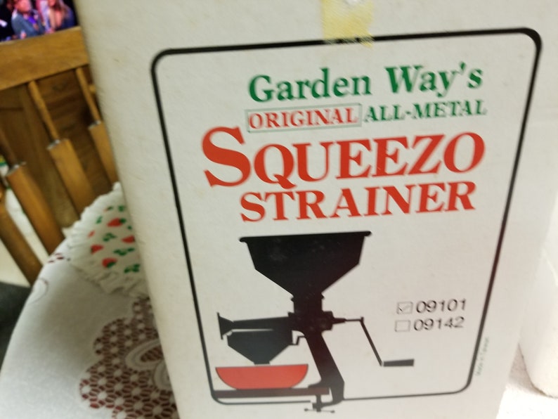 Garden way's original all metal squeezo strainer 09101 | Etsy