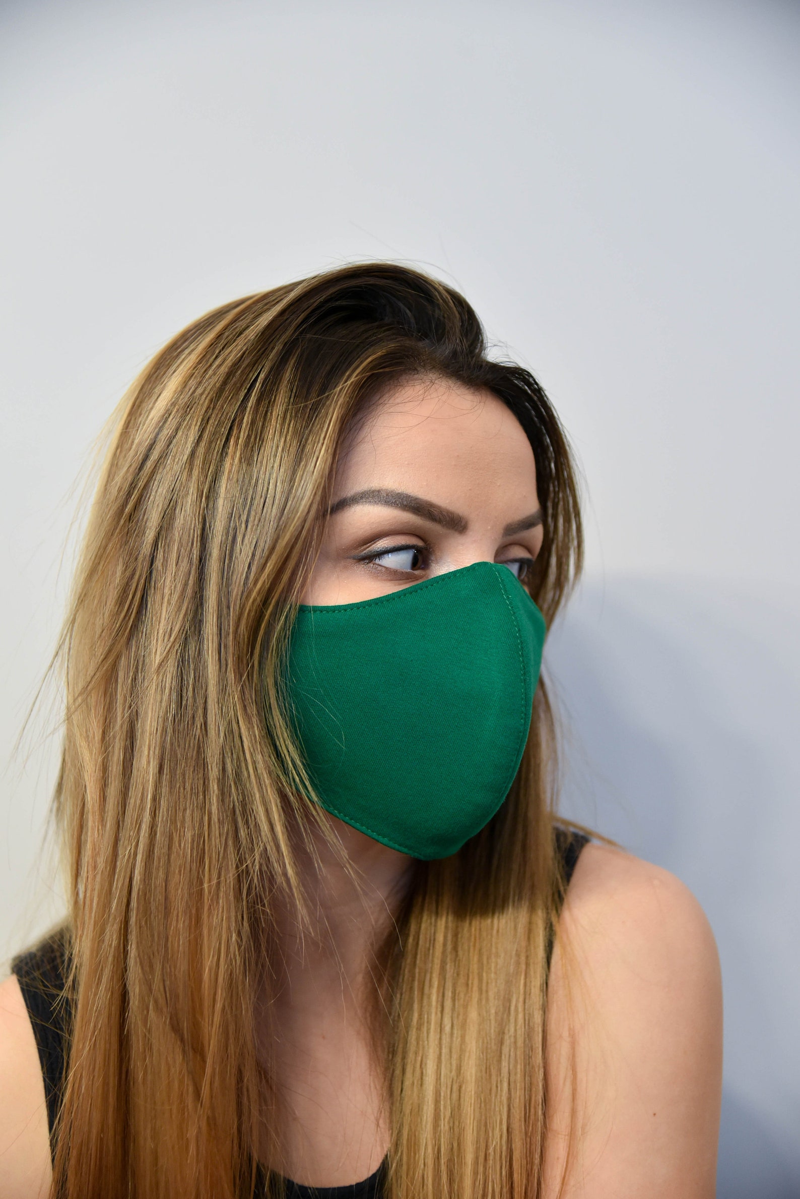 Green Face Mask with Filter/Activity Mask/Washable | Etsy